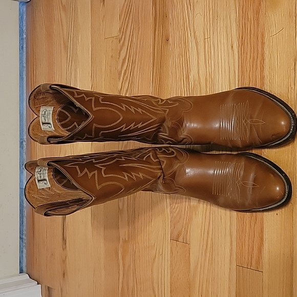 Justin Boots | Shoes | Justin Mens Leather Cowboy Boots | Poshmark